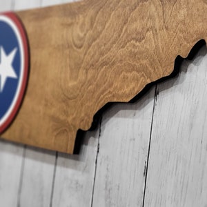 Tennessee Flag Wood Sign, Tennessee Sign, Tennessee State Flag ...