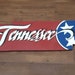 Tennessee Flag State Cutout Red White and Blue Tennessee Tri - Etsy