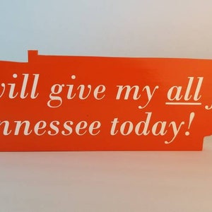 University of Tennessee Wood Sign- UT Vols- UT Football Sign- UT ...