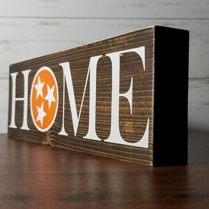 Tennessee Home Sign With Orange and White Tristar, Home of the Toppers ...