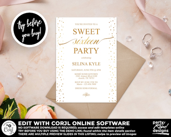 Sweet Sixteen Party Invitation Wording