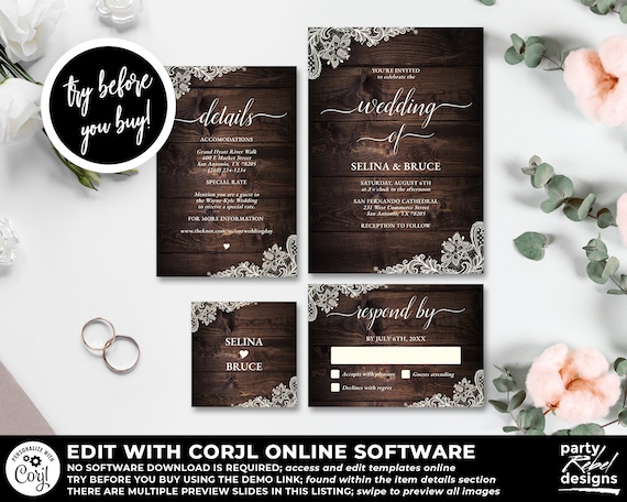 Wedding invitation preview | Beachweddingtips.com