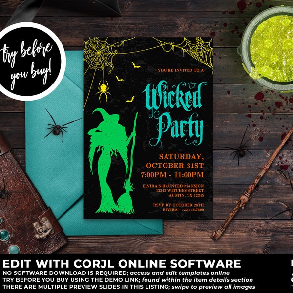 Wicked Party - Etsy