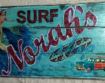 Surf Shop Sign | Etsy