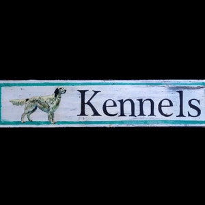 WOOD SIGN Kennel Sign Customized Dog Sign Any Breed Sign Made to Order ...