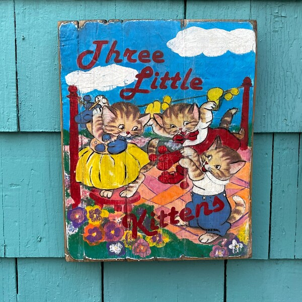 Three Little Kittens - Etsy