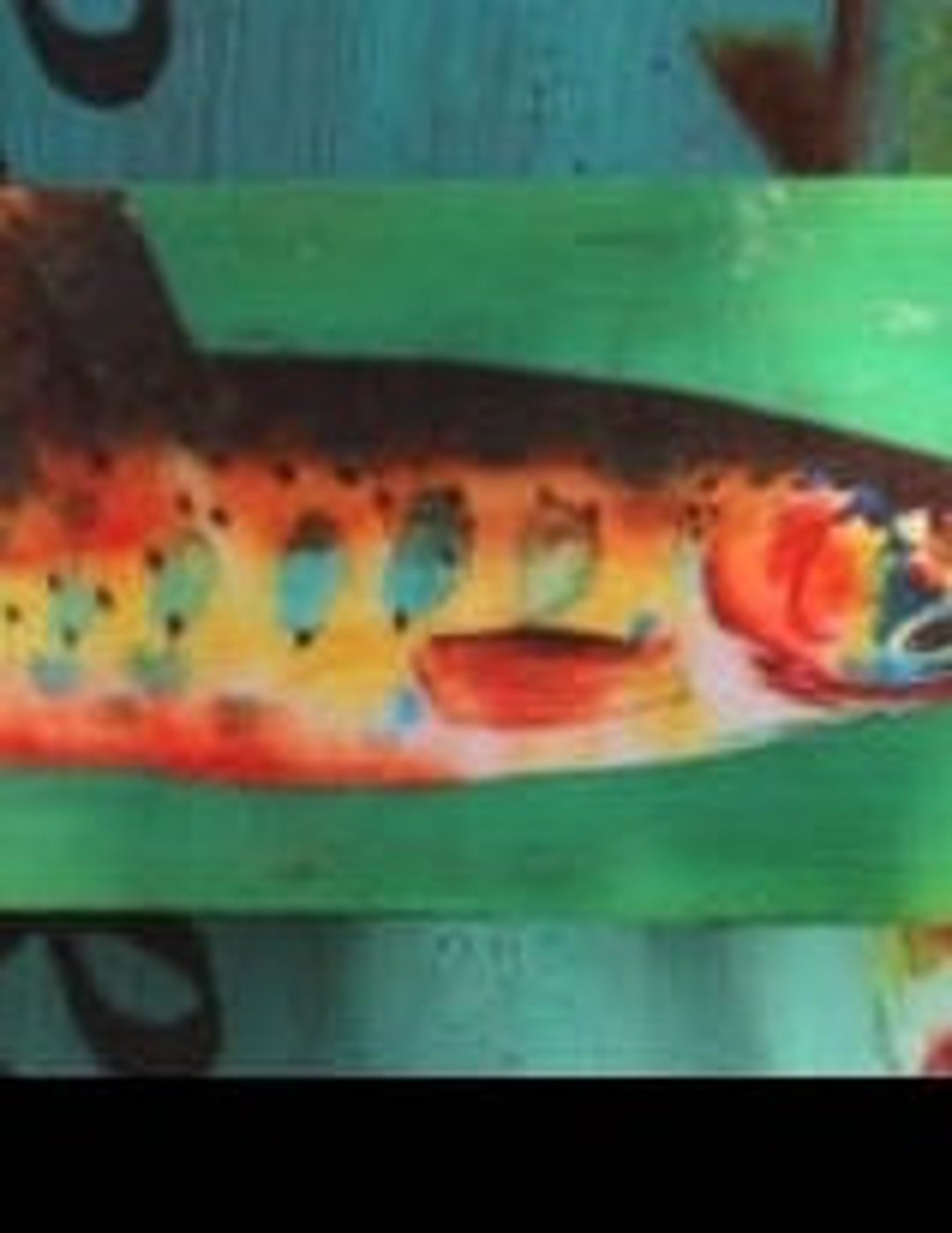 WOOD Signvintage Fishing Sign, Trout Sign, Fly Fishing Sign, Fish Art ...