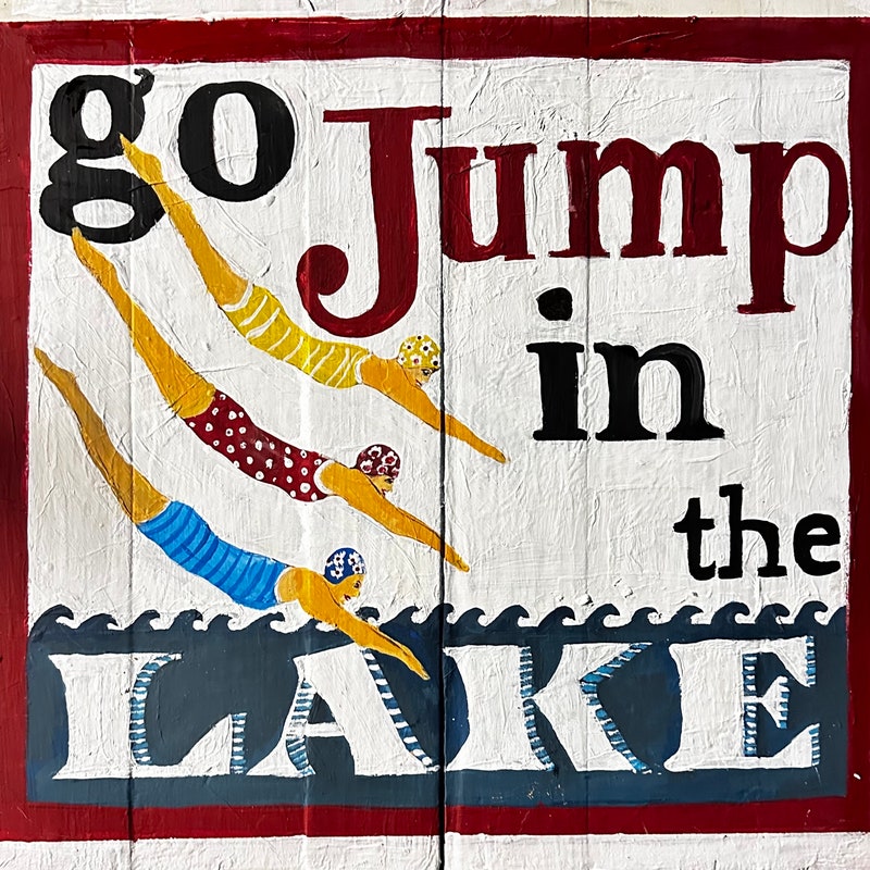 Lake Sign - Etsy