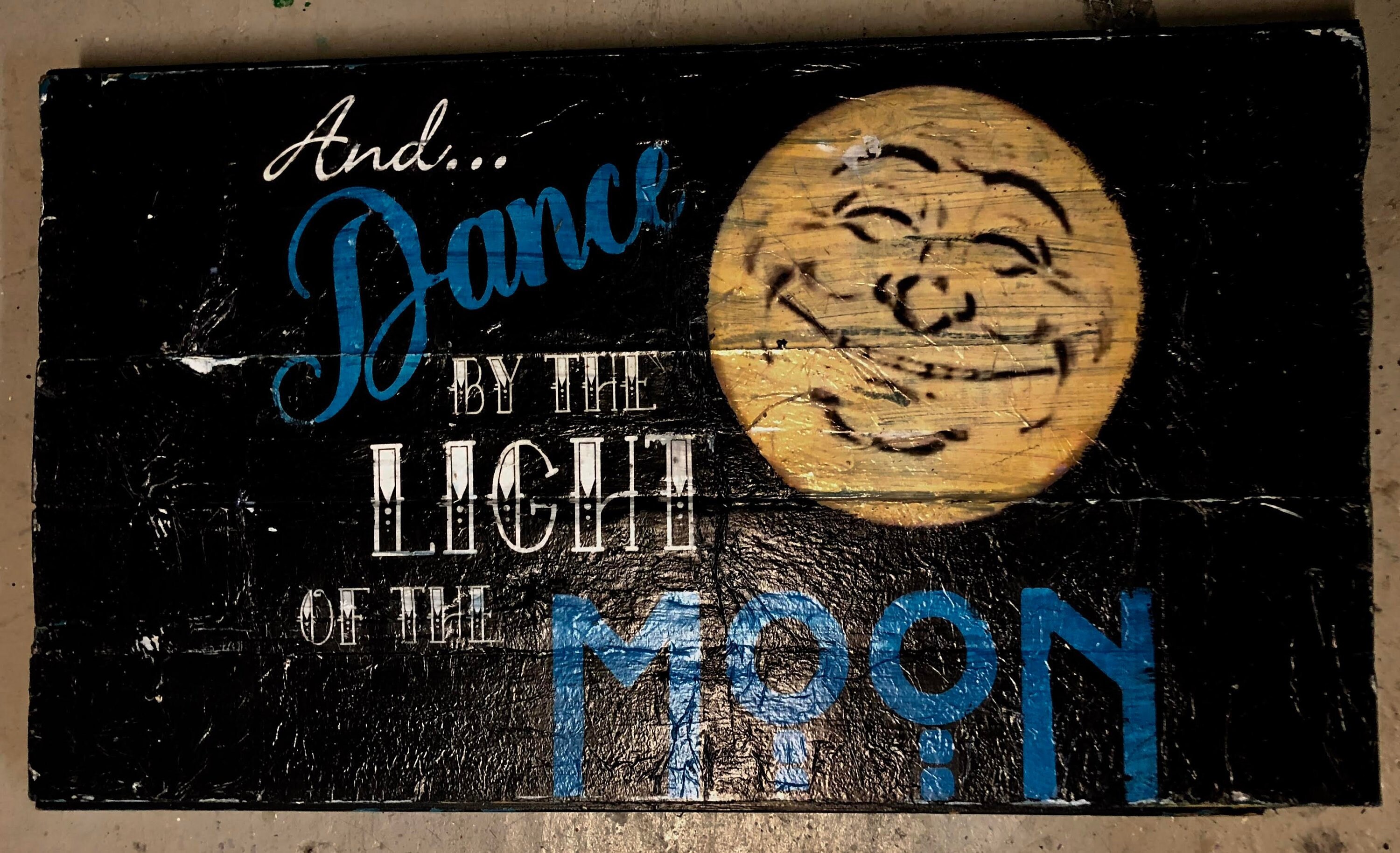 Vintage Dance by Light of the Moon Wood Sign Wood Sign - Etsy
