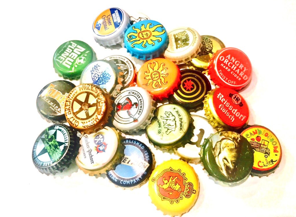 En vrac les capsules de bouteilles de bière capsules de | Etsy