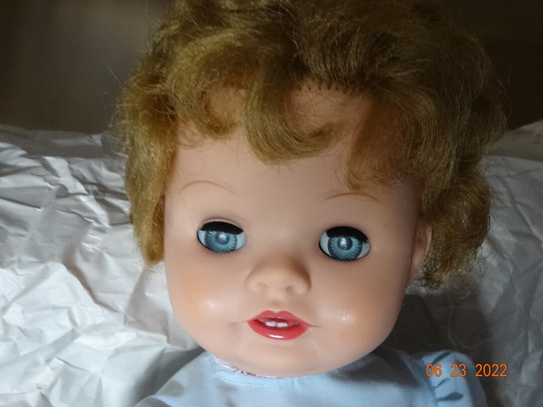 DEE CEE Doll, Canada, 21 Inch Doll Toddler 2 Teeth Top and Bottom, Big ...