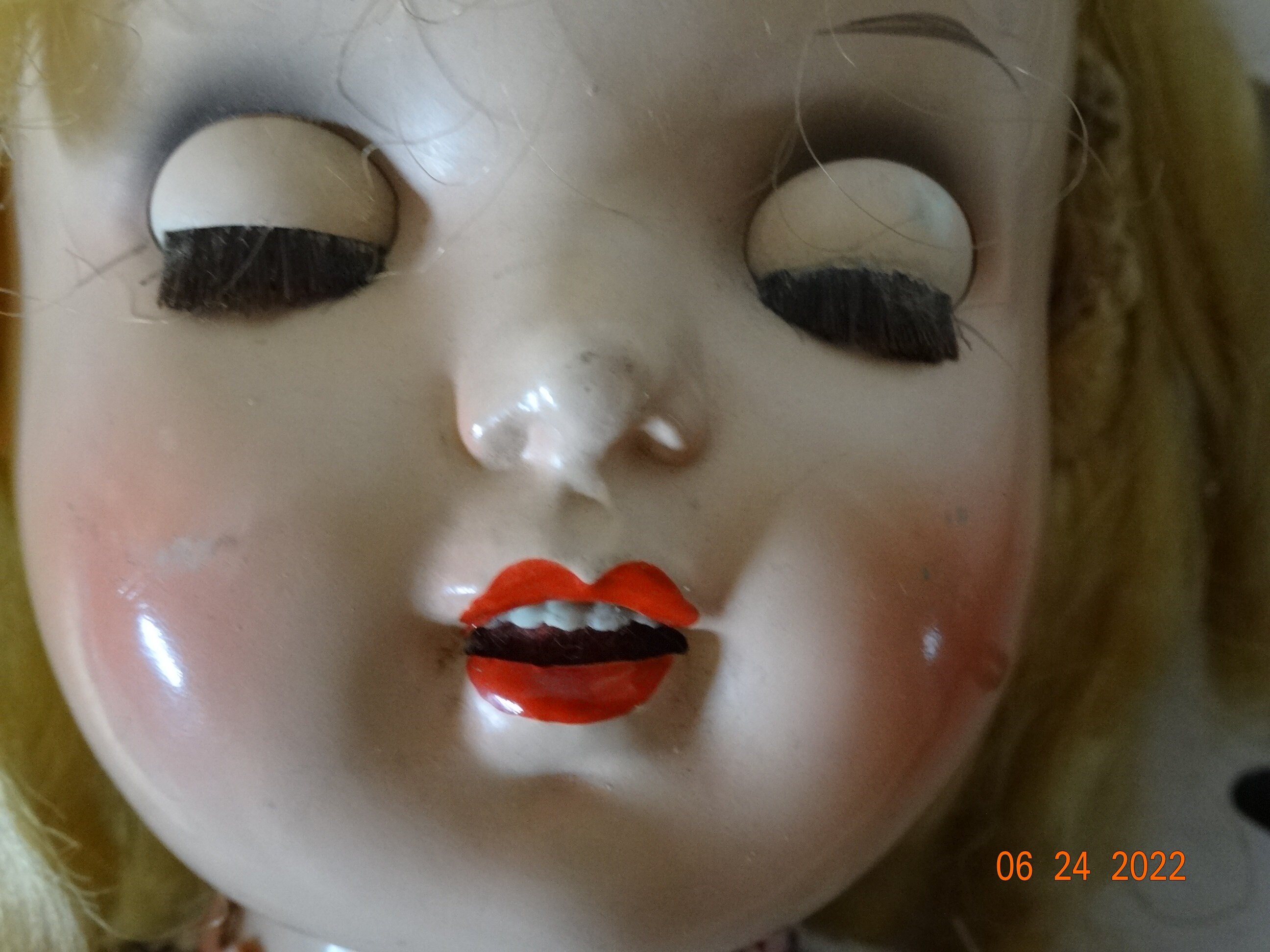 Vintage Hard Plastic Girl Doll 20 Inch1950swalkerperfect Etsy