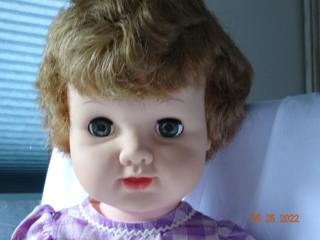 Doll, Vintage 22inch, Pullan,canada. 1960s. Vinyl Head, Arms. Redressed ...