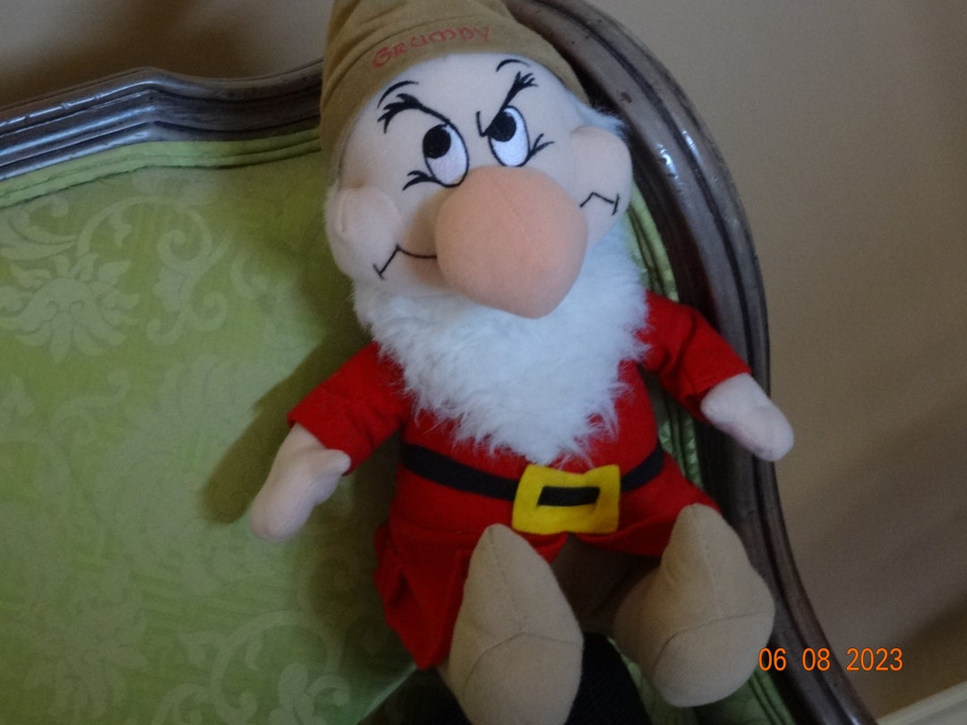 Dwarf From Snowhite , Grumpy Dwarf 14 Inches Sitting, Super Condition ...