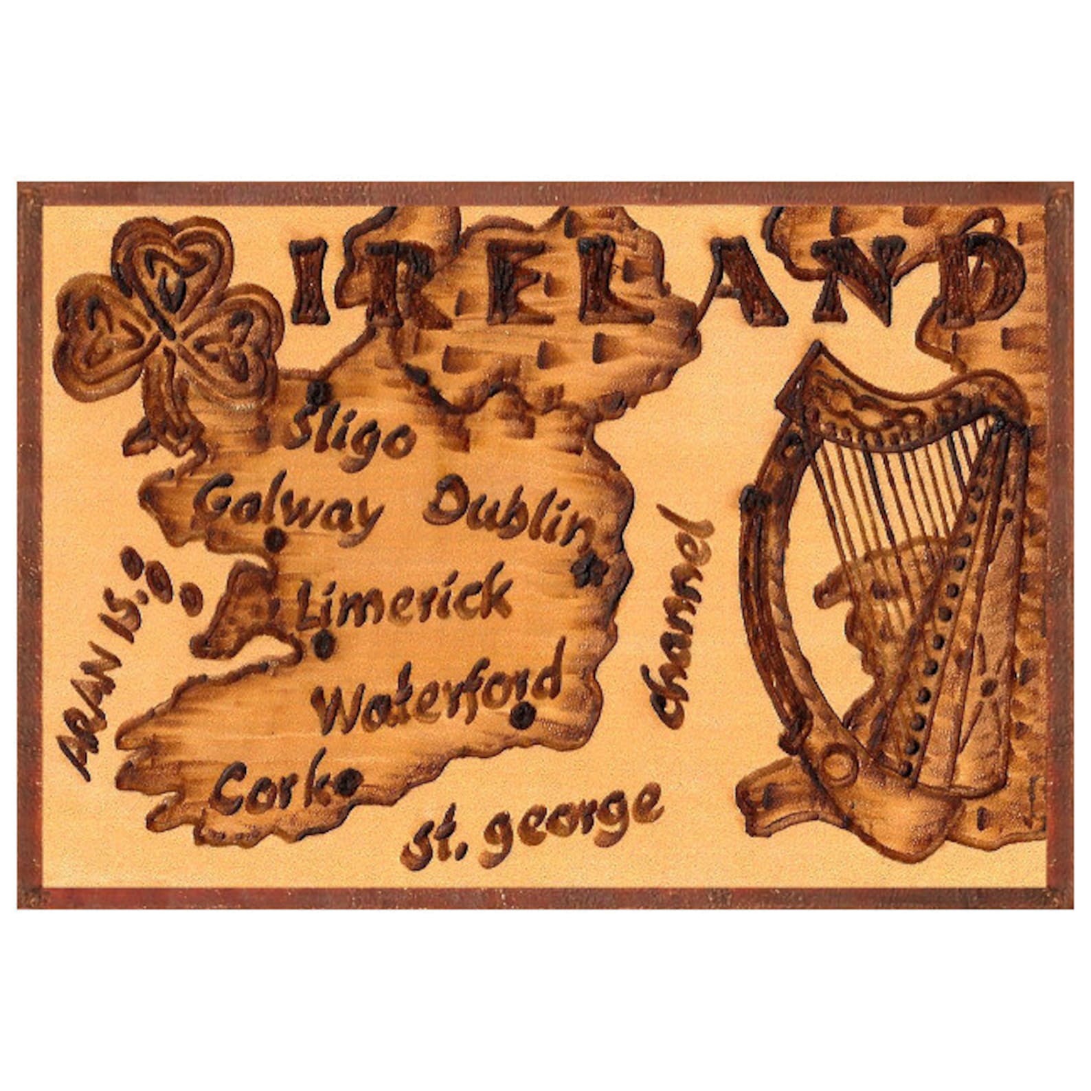 IRELAND Leather Photo Album, Personalized Photo Album, Our Adventure ...