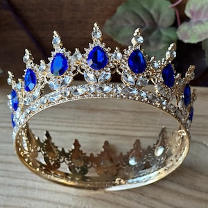 Royal Blue Crown - Etsy