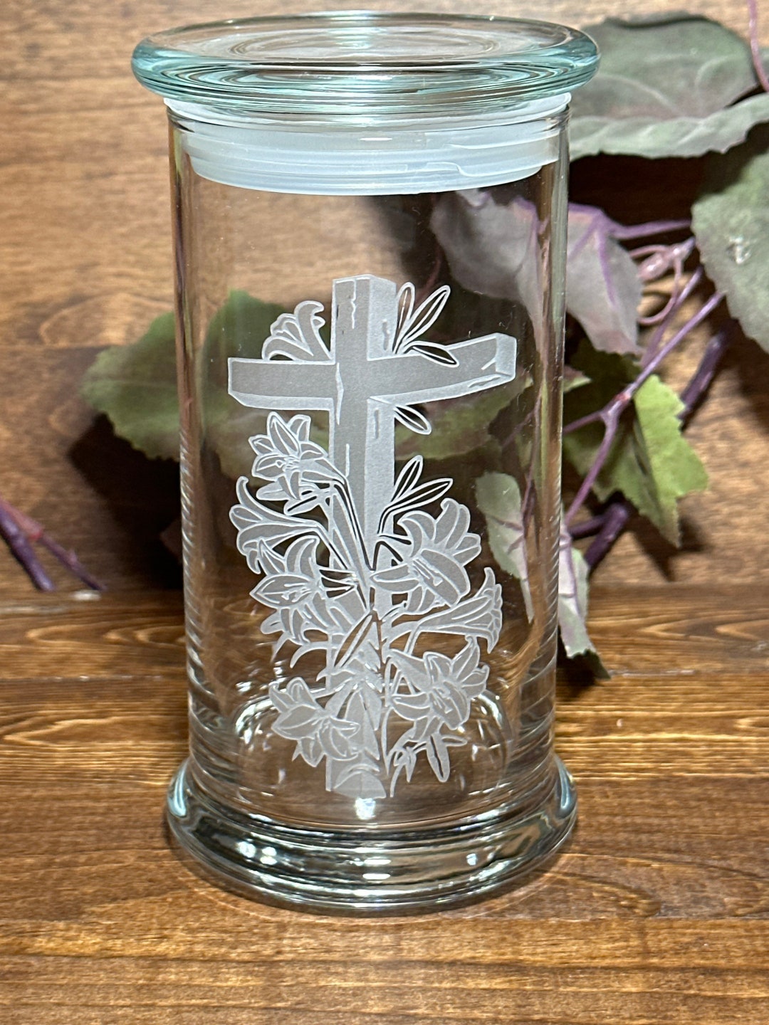 Personalize Religious Jar Cross Jars Engraving Cross Jars Personalize ...