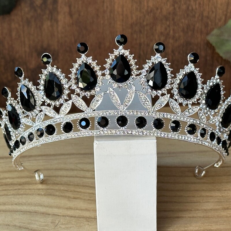 Black Tiara - Etsy