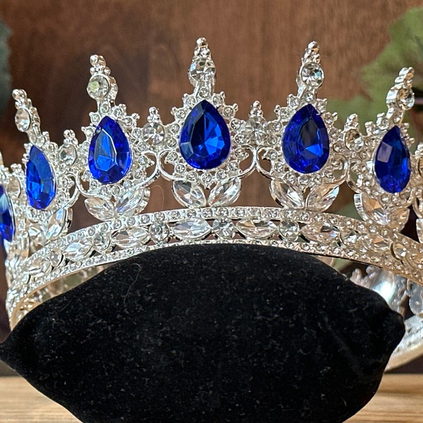 Royal Blue Crown - Etsy