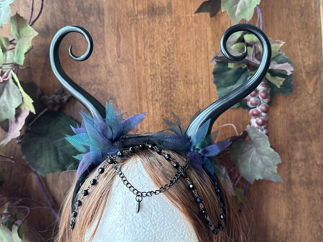 Elf Horn Renaissance Accessory Cosplay Elven Horn Headband Costume Elf ...