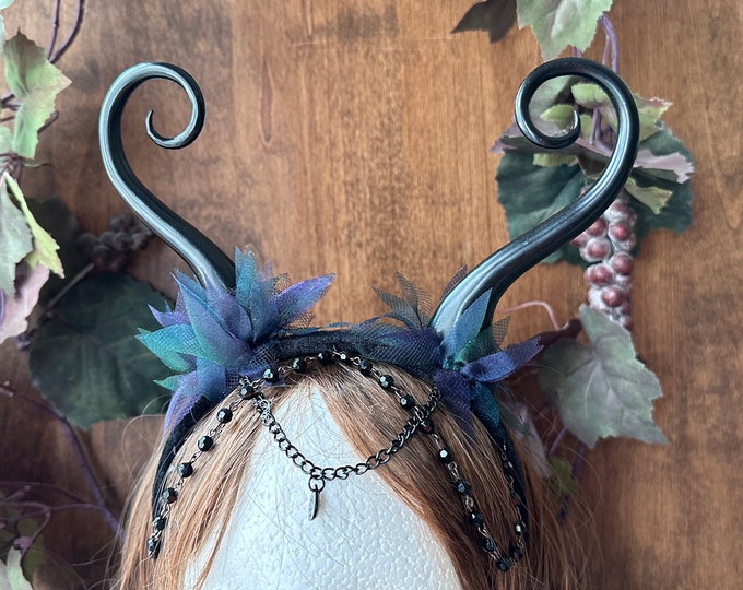 Elf Horn Renaissance Accessory Cosplay Elven Horn Headband Costume Elf ...