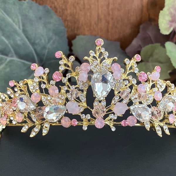 Pink Tiara - Etsy