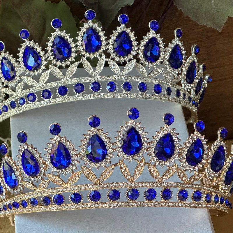 Blue Tiara - Etsy