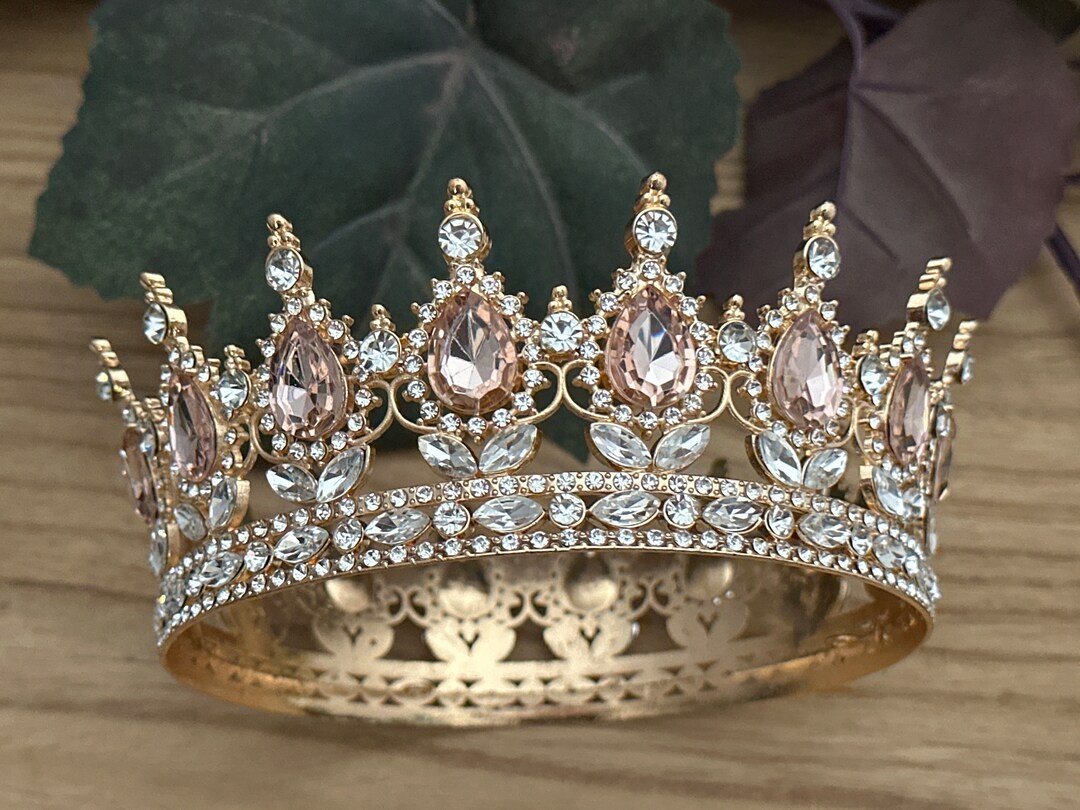 Rose Gold Crown Renaissance Crowns Birthday Crowns Wedding Crown Rose ...