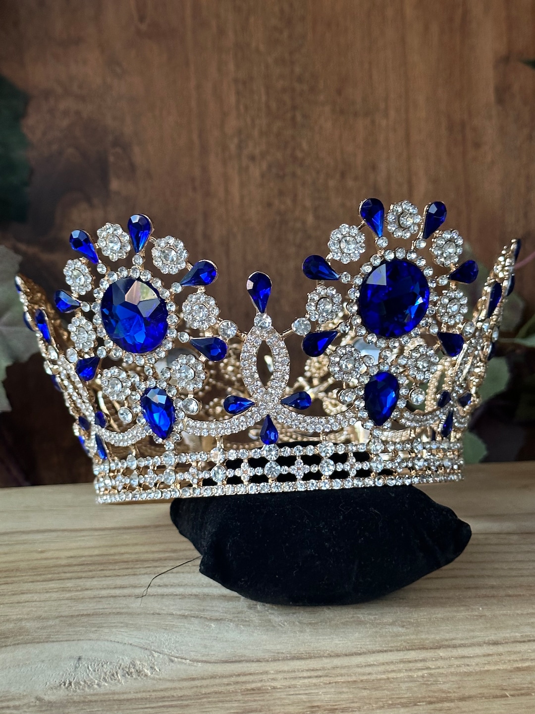 Blue Crown Renaissance Crown Prom Queen Crown Queen Crown Blue Crown ...