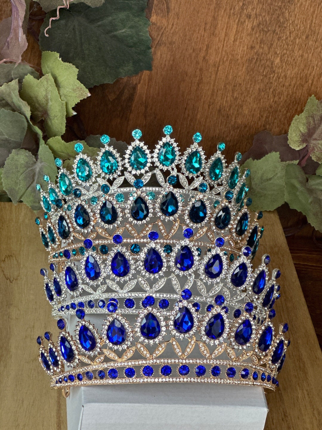Blue Tiara Quinceanera Tiara Wedding Tiara Quinceanera Tiara Princess ...