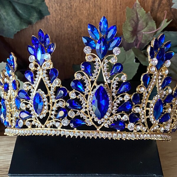 Blue Tiara - Etsy