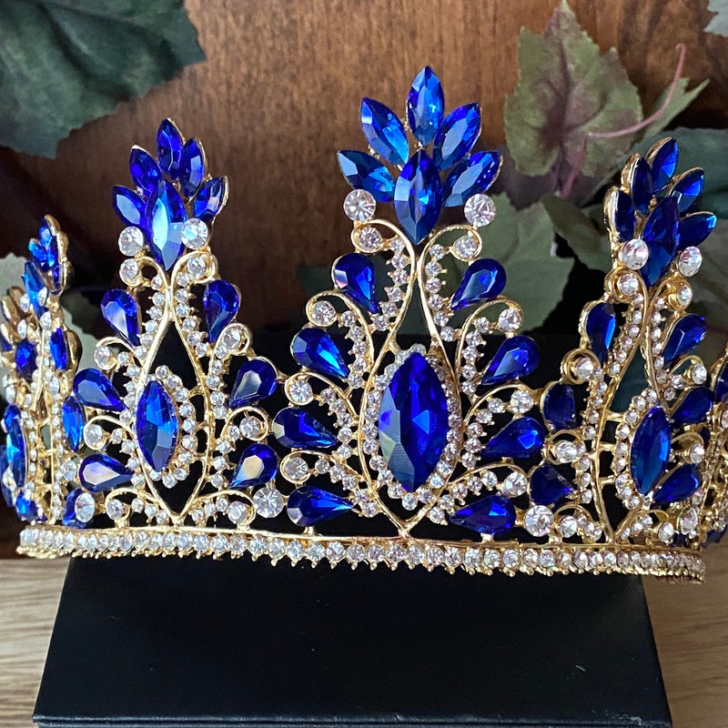 Blue Tiara - Etsy