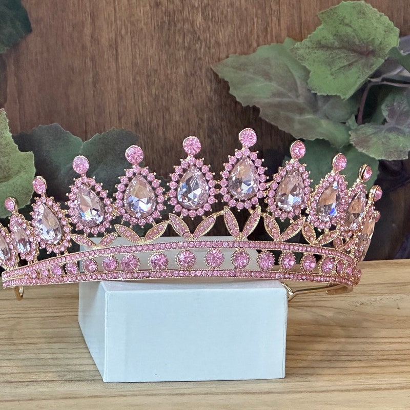 Pink Tiara - Etsy