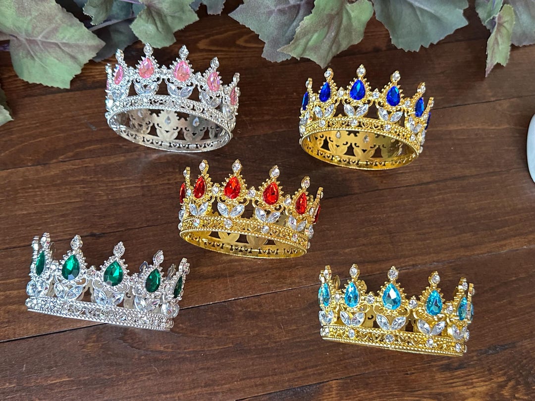 Small Crowns: Birthday Decor, Pets, Cake Toppers, Doll Crowns, VX Teddy ...