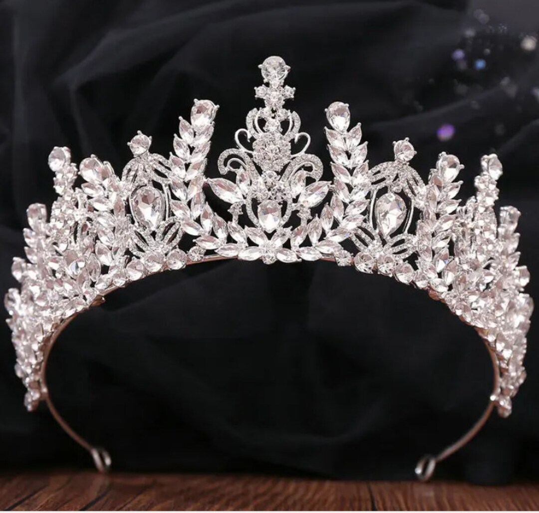 Silver Tiara Crystal Tiara Cowgirl Tiara Quinceanera Tiara Silver ...