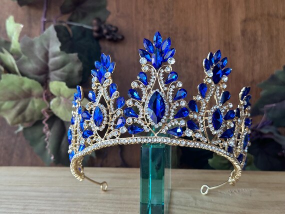 Blue Wedding Tiaras