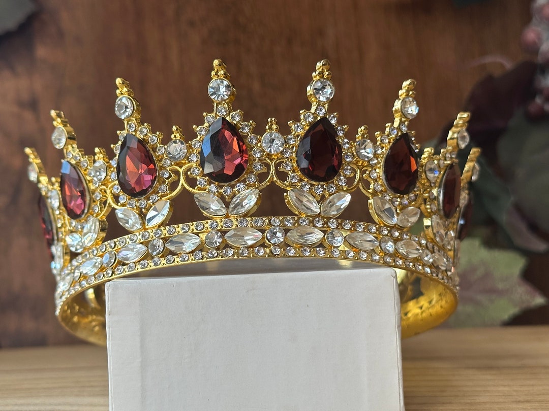 Amber Crown Renaissance Fairs Birthday Crowns Wedding Crown Small Brown ...