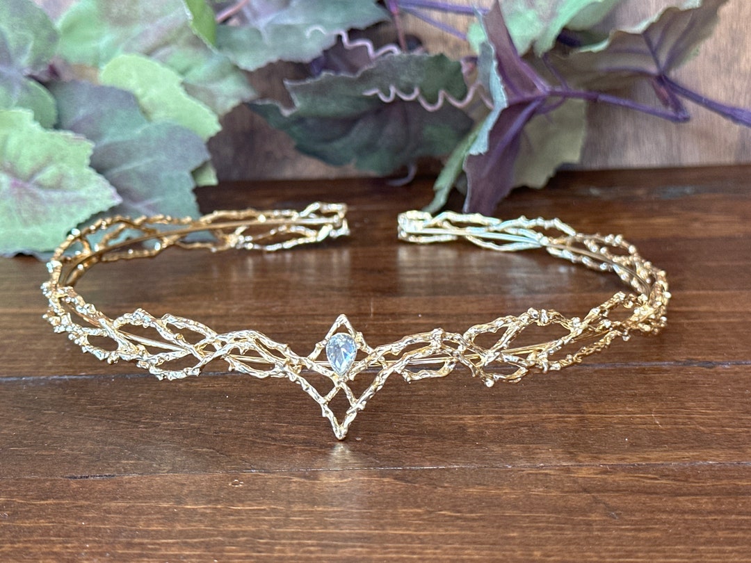Gold Unisex Circlet Crown: Renaissance, Birthday, King, Medieval Costume Cosplay Accessories - Etsy