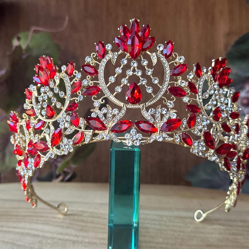 Crystal Tiara - Etsy