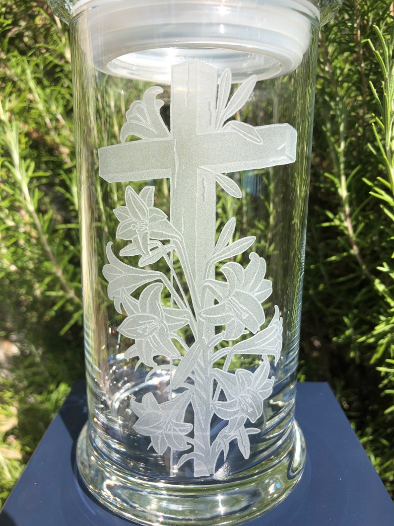 Personalize Religious Jar Cross Jars Engraving Cross Jars | Etsy