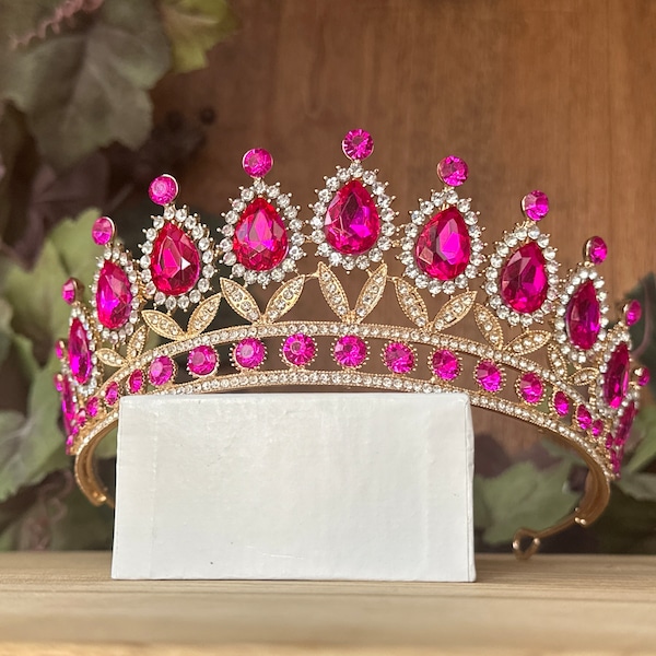 Pink Tiara - Etsy