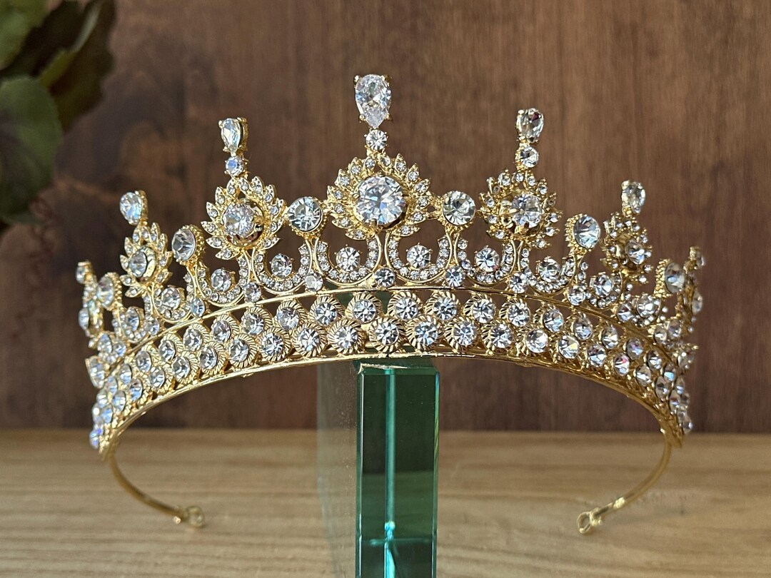 Gold Tiara Birthday Tiara Renaissance Tiara Elegant Tiaras and Crowns ...