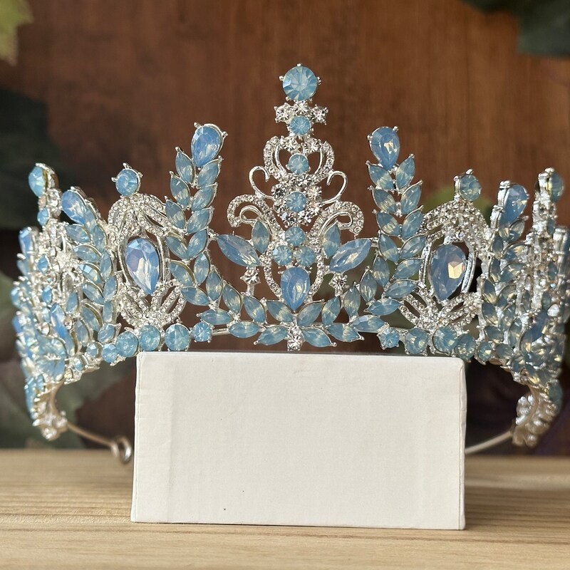 Blue Tiara - Etsy