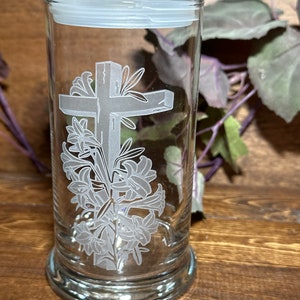 Personalize Religious Jar Cross Jars Engraving Cross Jars Personalize ...