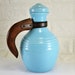 Pacific Pottery Carafe Pitcher W/ Lid 438 Aqua Turquoise Color ...