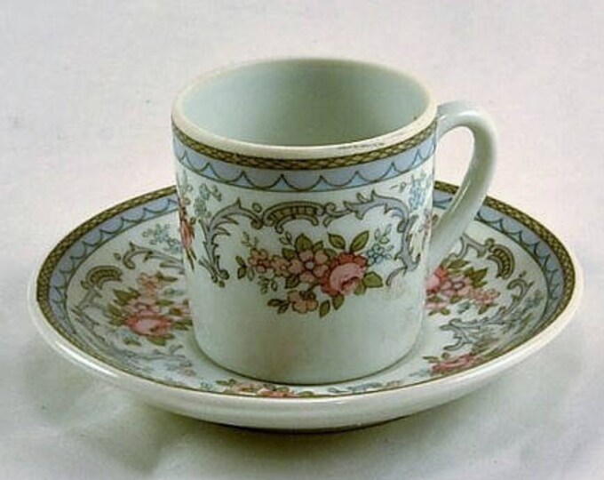 Demitasse Tea Cup and Saucer - Leart Brazil Feminine Floral Design ...