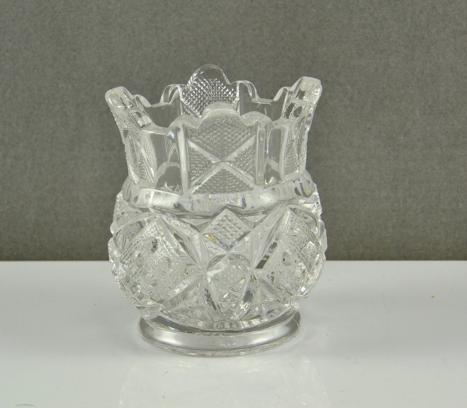 Toothpick Holder Match Spill Safe SUNBEAM EAPG Pattern by - Etsy