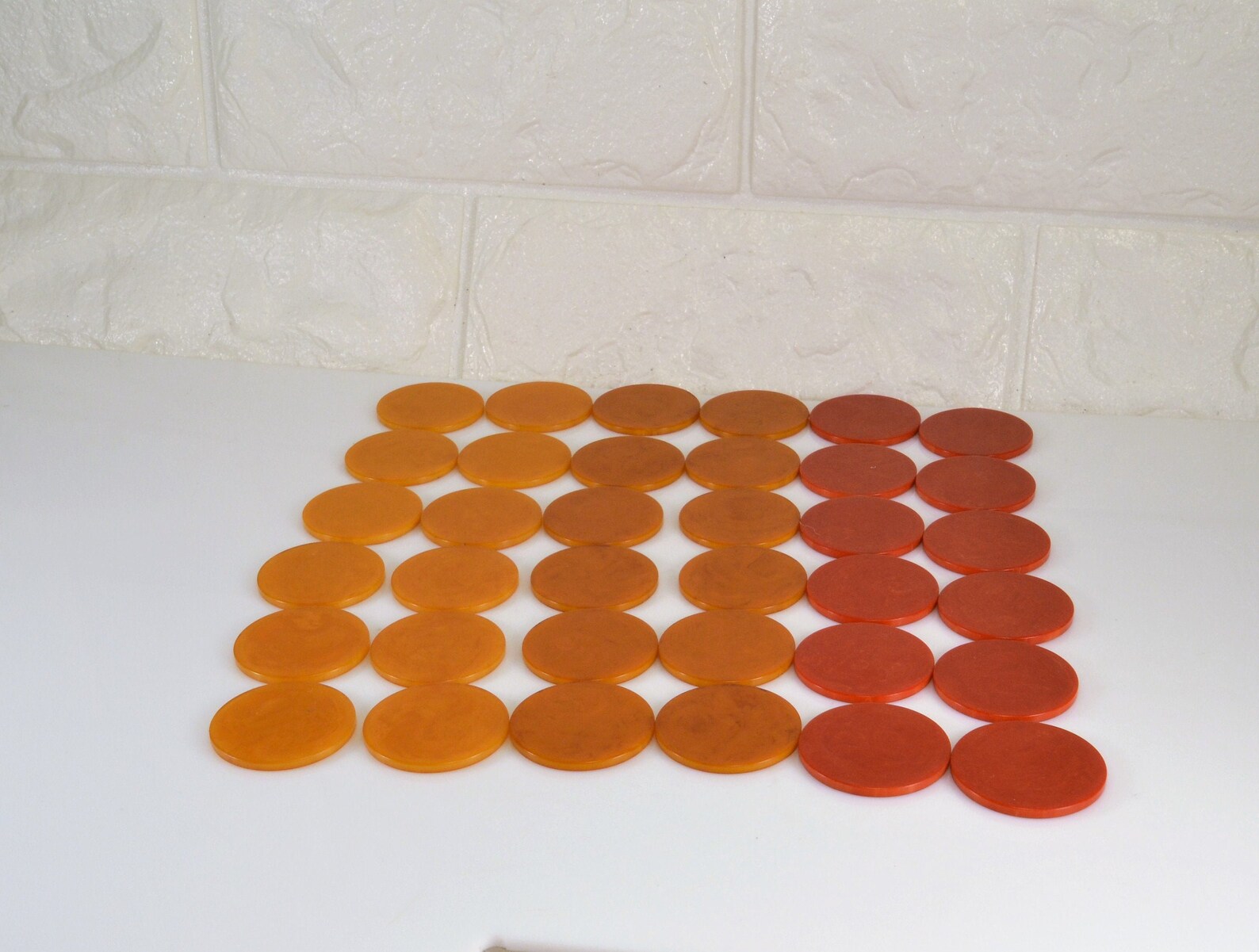 Bakelite Catalin Poker Chips 3 Color Choices RED Light Marbled - Etsy