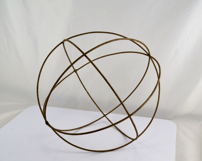 Rustic Wire Ball Topiary Decor Modern Farmhouse Industrial Spherical ...
