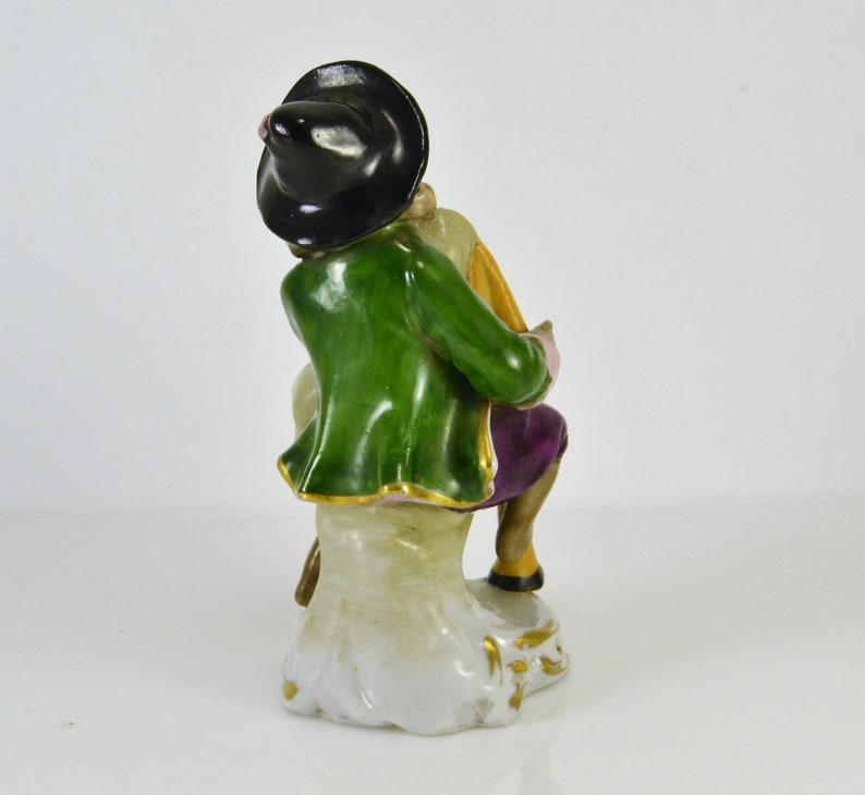 Sitzendorf Figurine Monkey Band Bagpipe Player Germany - Etsy
